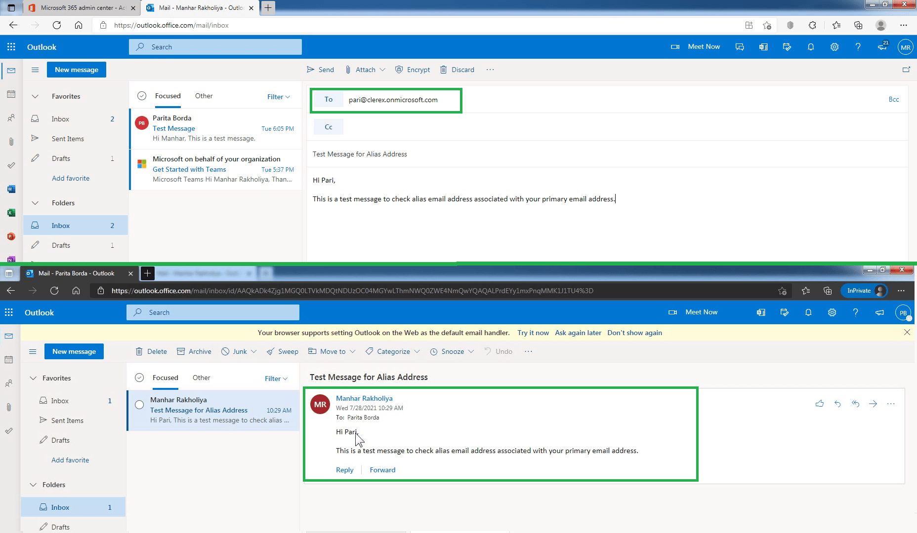 How To Create Email Aliases For Microsoft 365 User