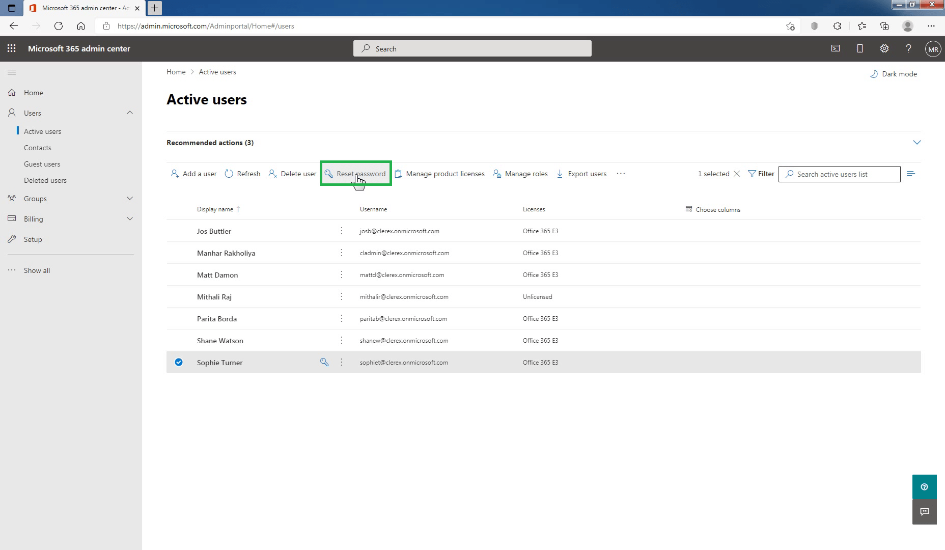 How To Reset A Users Password In Microsoft 365