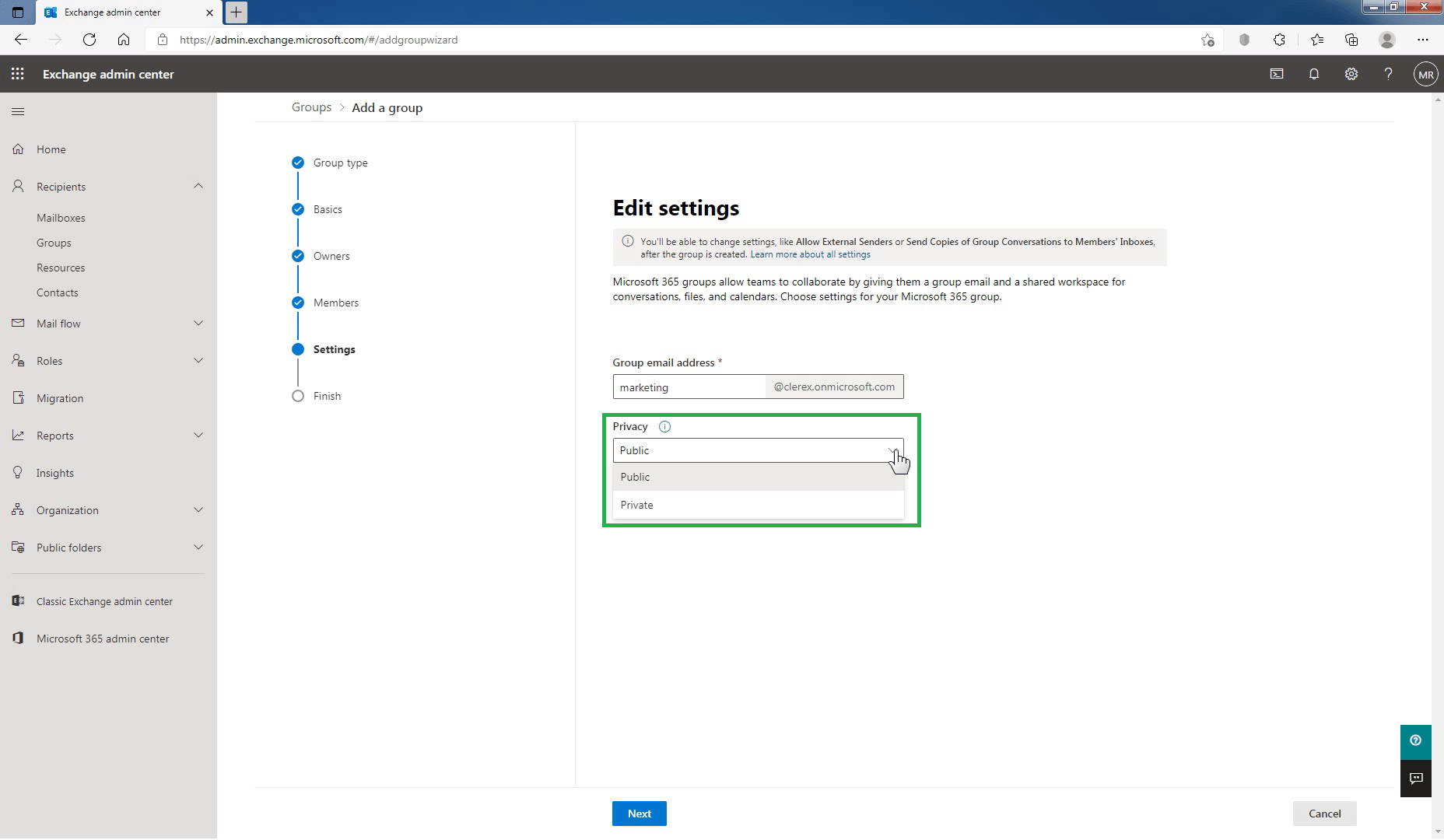 Create And Manage A Microsoft 365 Group In Exchange Online