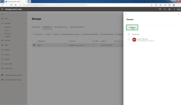 Create And Manage Distribution List Groups In Exchange Online