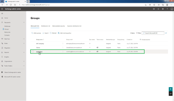 Create and Manage a Microsoft 365 Group in Exchange Online » Blogs on ...