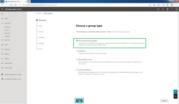 Create And Manage A Microsoft 365 Group In Exchange Online