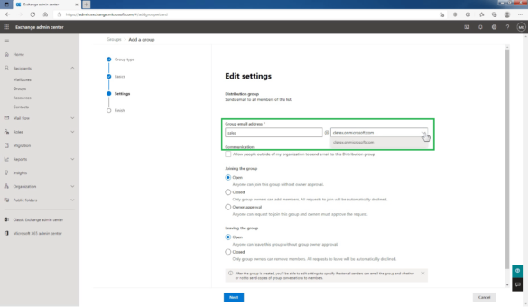 Create And Manage Distribution List Groups In Exchange Online