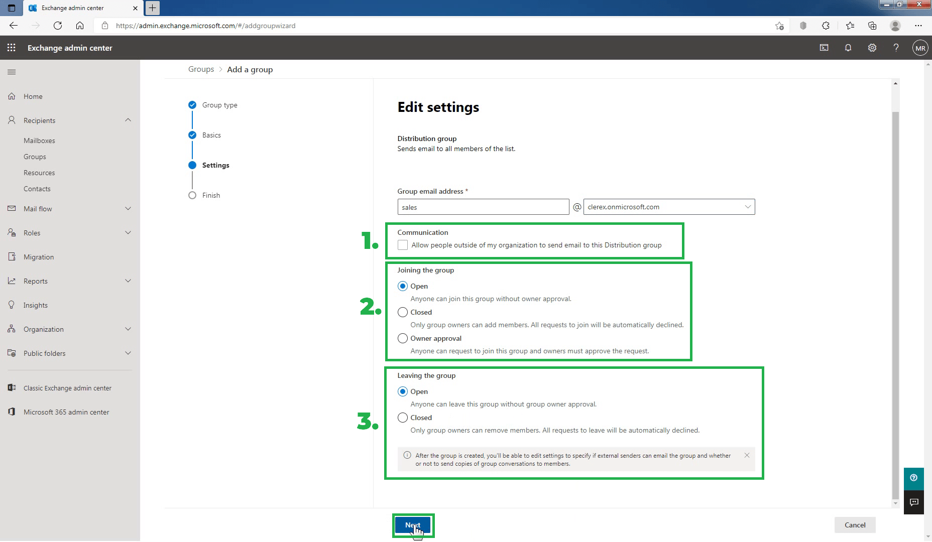 Create And Manage Distribution List Groups In Exchange Online