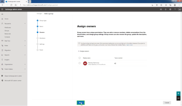 Create And Manage A Microsoft 365 Group In Exchange Online